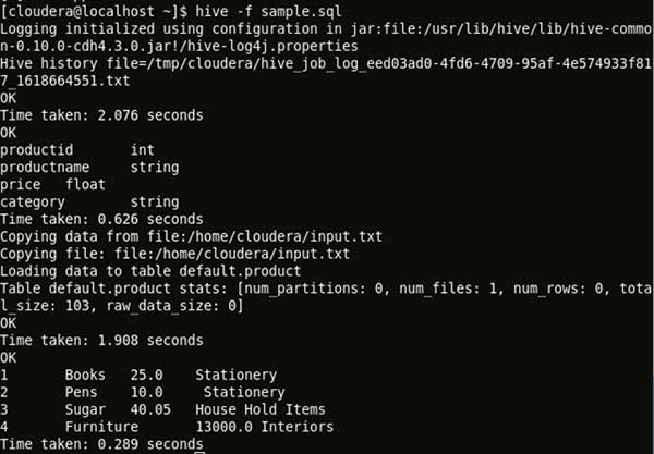 How to run Hive scripts | edureka