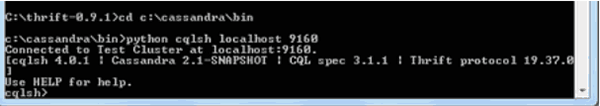 Steps To Open Cqlsh Of Cassandra Installed On Window Edureka Blog