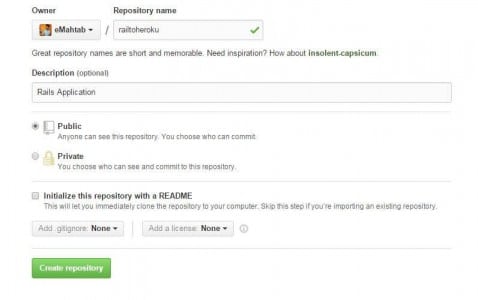 Deploying Rails application to Heroku