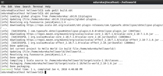 Running Scala Application In Eclipse Ide Using Sbteclipse Edureka