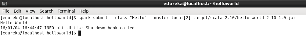 Running Scala Application In Eclipse Ide Using Sbteclipse Edureka 0363