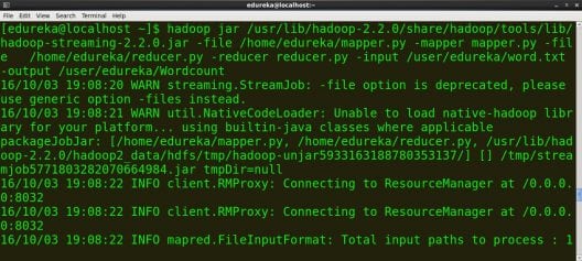 Hadoop Streaming Writing A Hadoop Mapreduce Program In Python Edureka Blog