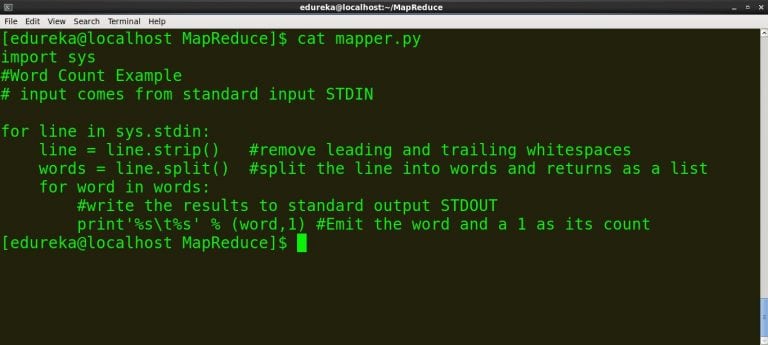 Hadoop Streaming: Writing A Hadoop MapReduce Program In Python | Edureka Blog