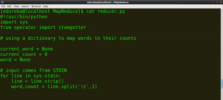 Hadoop Streaming: Writing A Hadoop MapReduce Program In Python | Edureka Blog