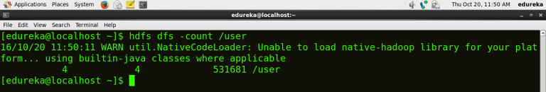 Hdfs Commands Hadoop Shell Commands To Manage Hdfs Edureka