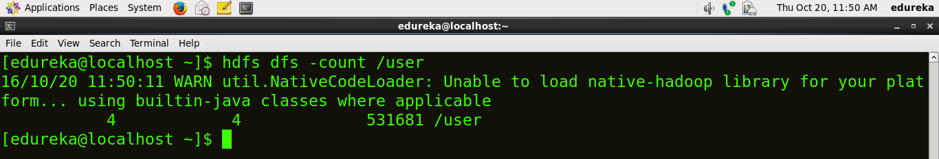 Hdfs Commands Hadoop Shell Commands To Manage Hdfs Edureka