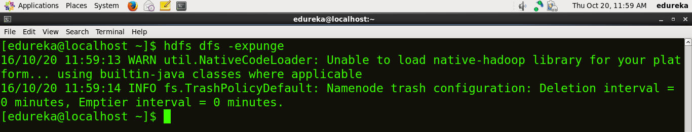 Hdfs Commands Hadoop Shell Commands To Manage Hdfs Edureka