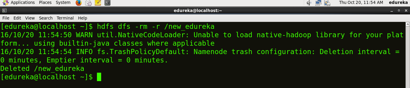 HDFS Commands | Hadoop Shell Commands to Manage HDFS | Edureka