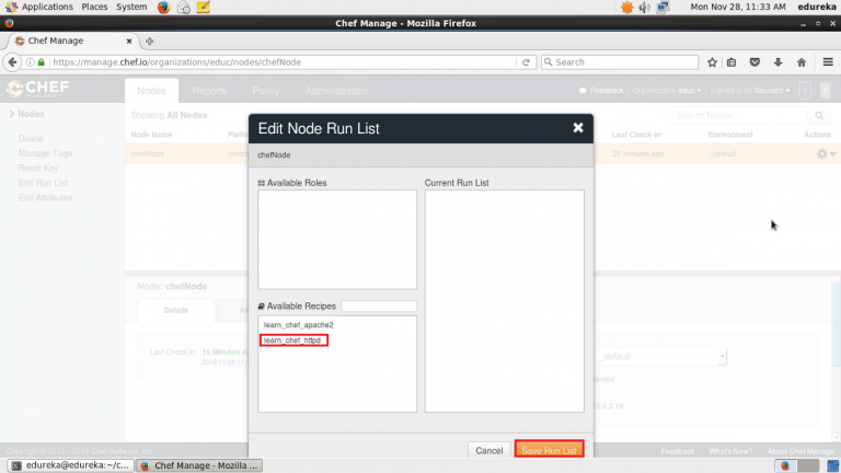 Chef Tutorial Transform Infrastructure Into Code Edureka
