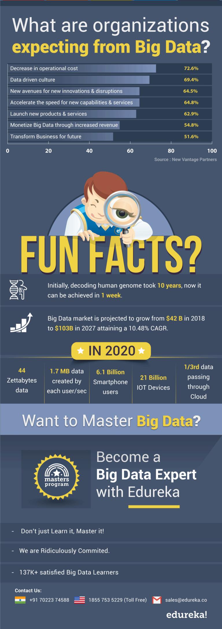 Big Data Infographics | How Big is Big Data? | Eduerka