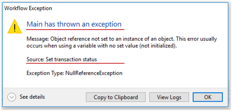 Error Handling In Uipath Debugging And Exception Handling In Uipath