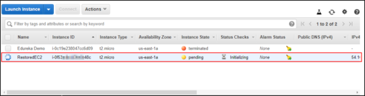 How To Restore EC2 From Snapshot | EBS Volume | Edureka
