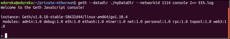Ethereum Private Network Tutorial: Create your own Ethereum Blockchain | Edureka