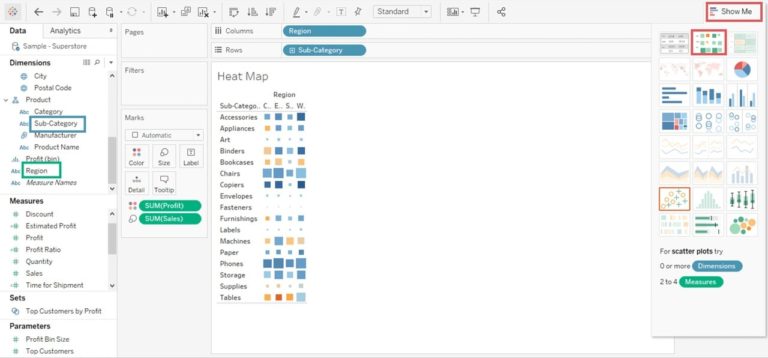 Tableau Charts and Its Different Types: How and When To Use Them