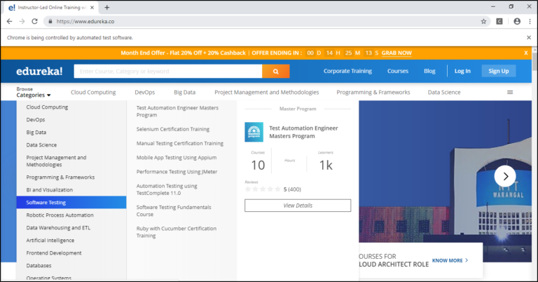 How To Handle Actions Class In Selenium Webdriver Edureka