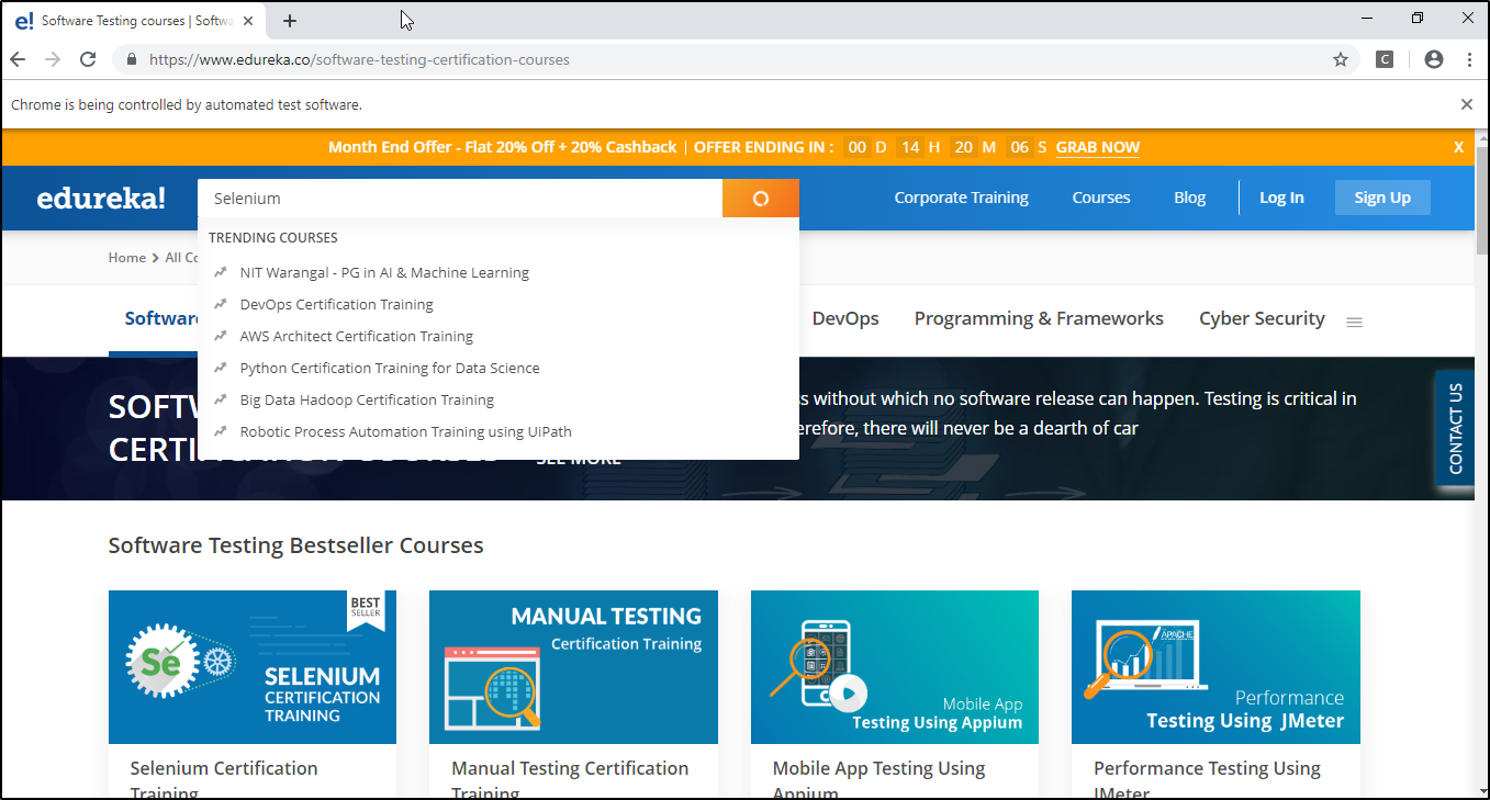 How To Handle Actions Class In Selenium Webdriver Edureka