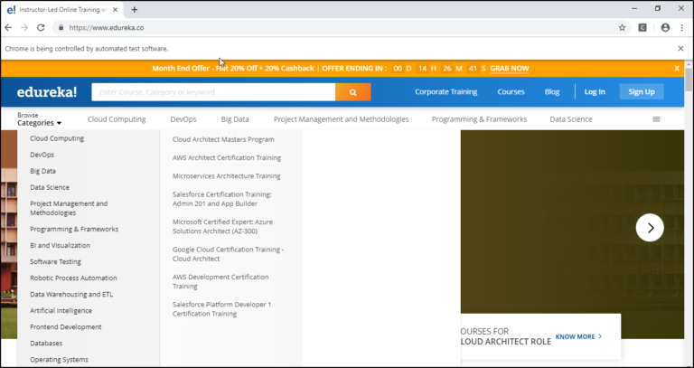 How To Handle Actions Class In Selenium Webdriver Edureka