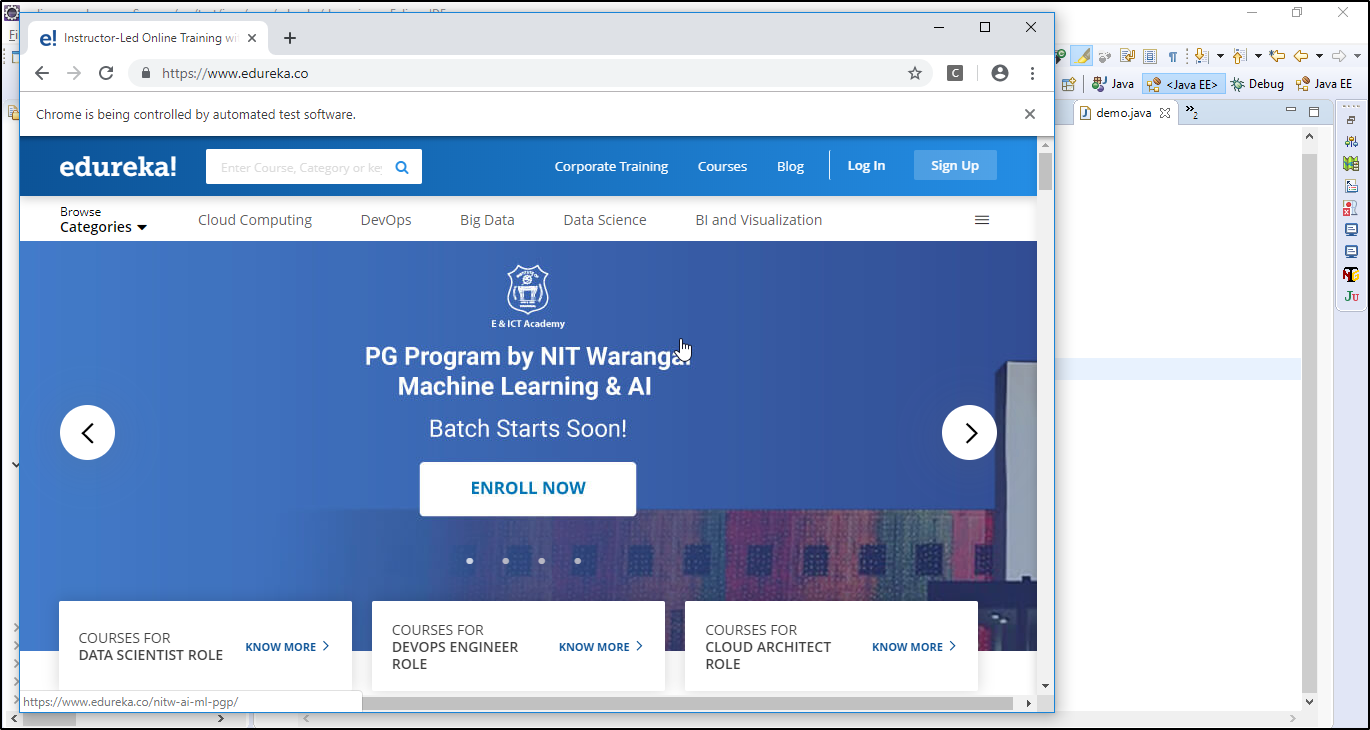 How to take a Screenshot in Selenium Webdriver | Edureka