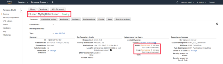 How To Create Hadoop Cluster With Amazon EMR | Edureka