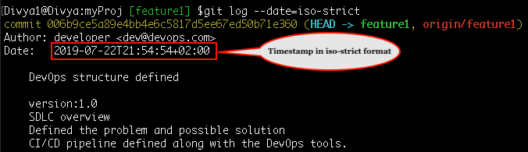 Git log format history | Use Git log to format the commit history | Edureka