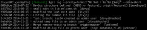 Git log format history | Use Git log to format the commit history | Edureka