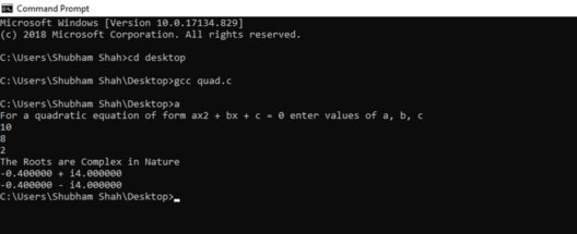 C Program to find the Roots of a Quadratic Equation | Edureka