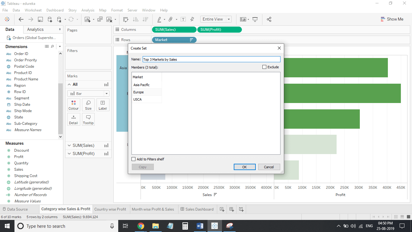 Sets In Tableau | Introduction To Tableau Sets | Edureka