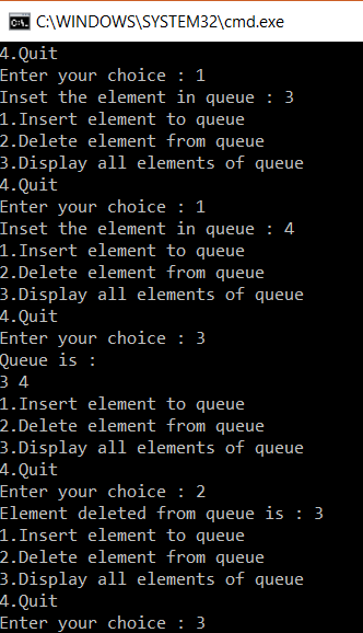 Queue In C C Program To Implement Queue Edureka 9868