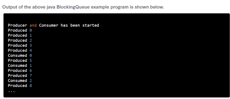 How To Implement Blockingqueue Interface In Java Edureka 8339