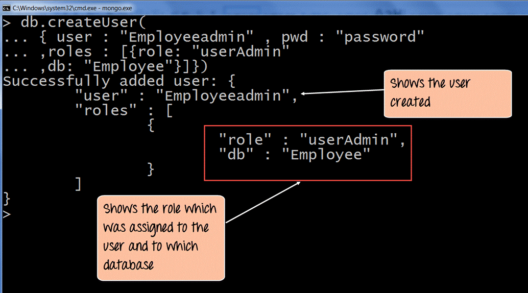 How To Create User Mongodb Create Database In Mongodb Edureka 5809