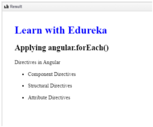 ForEach Loop in AngularJS | Angular forEach Function | edureka