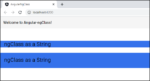 NgClass in Angular with Examples