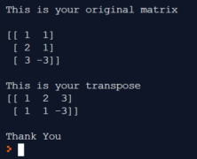Matrix In Python | Matrix Manipulation In Python | Edureka