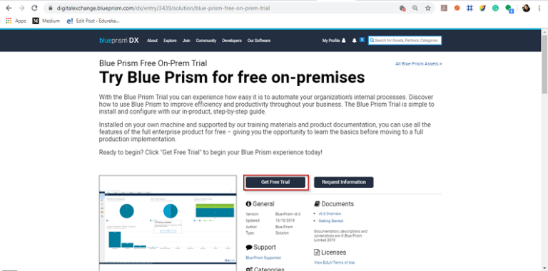 Blue Prism Installation | Configure & Acivate Free Trial Version | Edureka