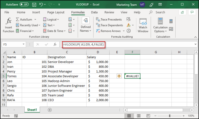 VLOOKUP in Excel | How to use Excel VLOOKUP Function | Edureka