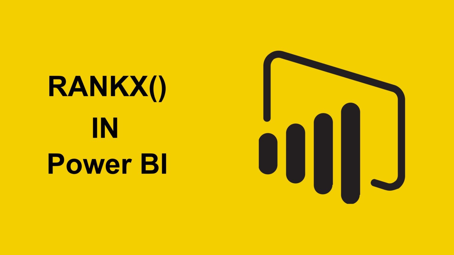 RANKX in Power BI: How to Use DAX RANKX Function in Power BI