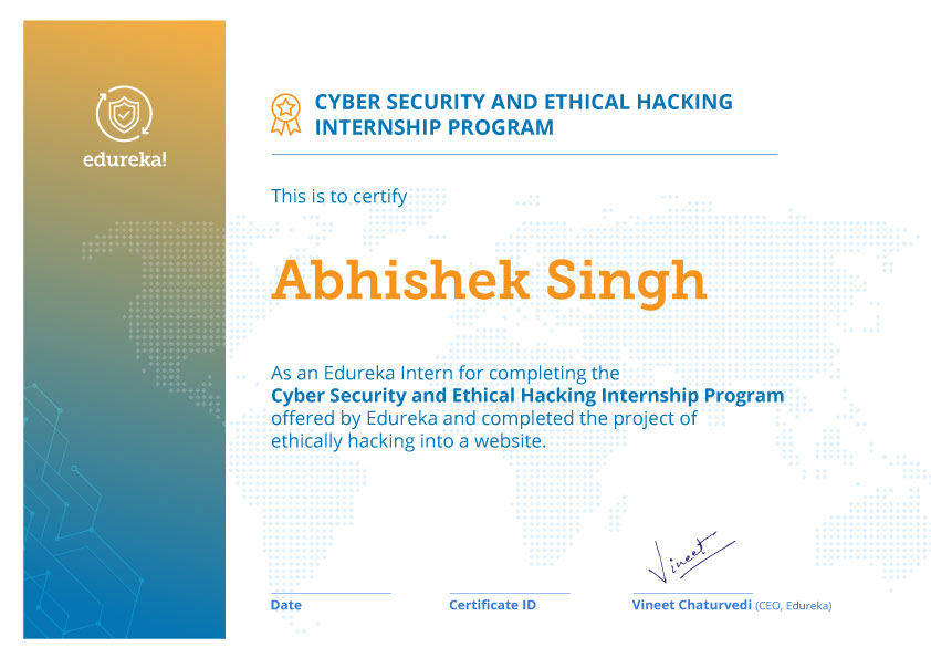 Cyber Security Internship Program | Ethical Hacking Internship