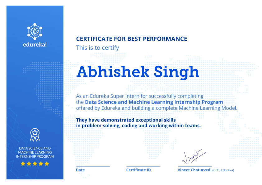 Data Science Internship | Machine Learning Intership Program