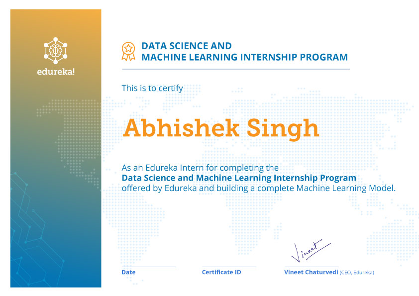 Data Science Internship | Machine Learning Intership Program
